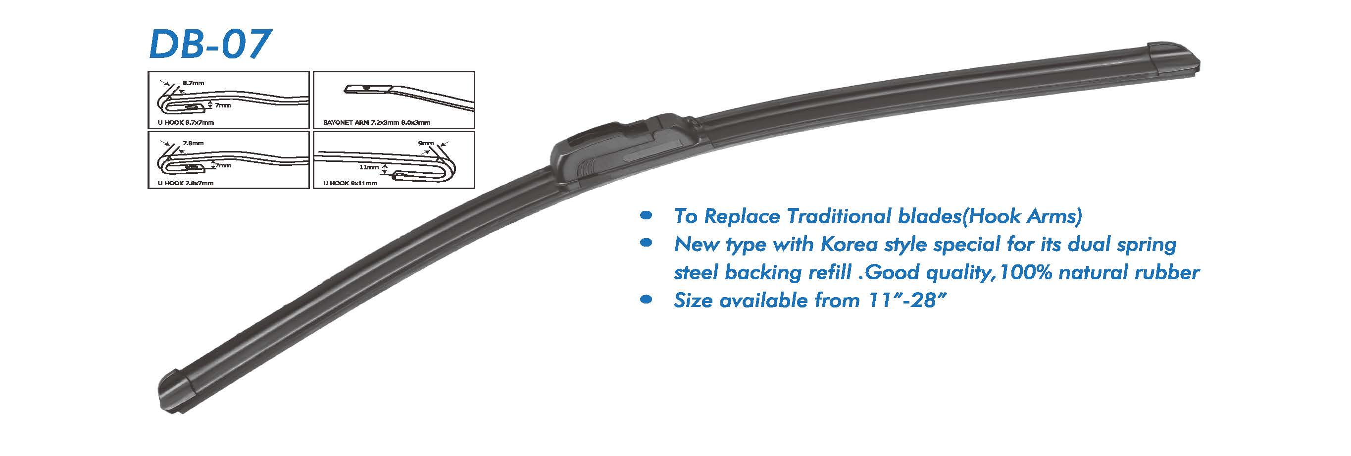 DB-7 Flat wiper blade-DOBO