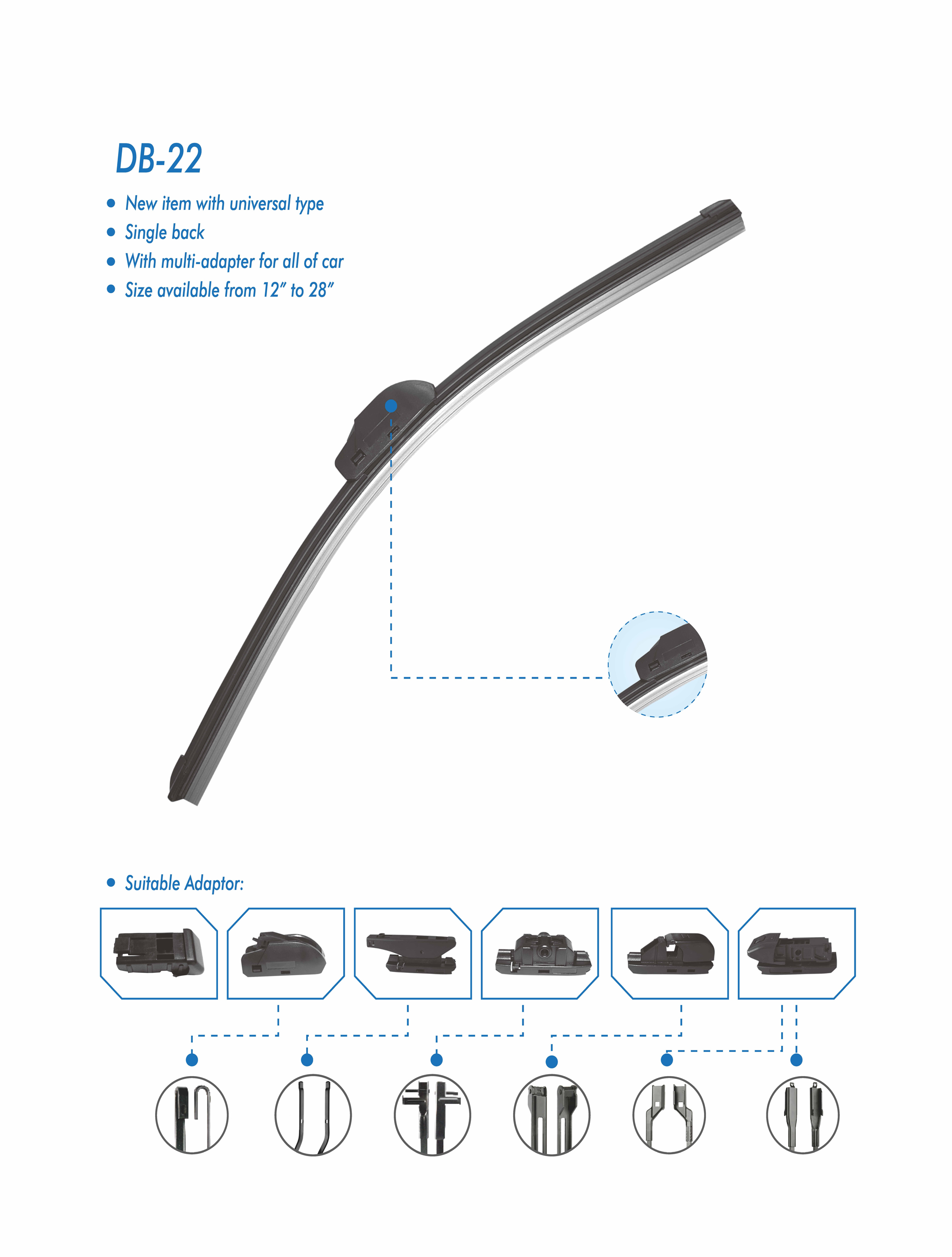 DB-22 Multifuncational wiper blade-DOBO