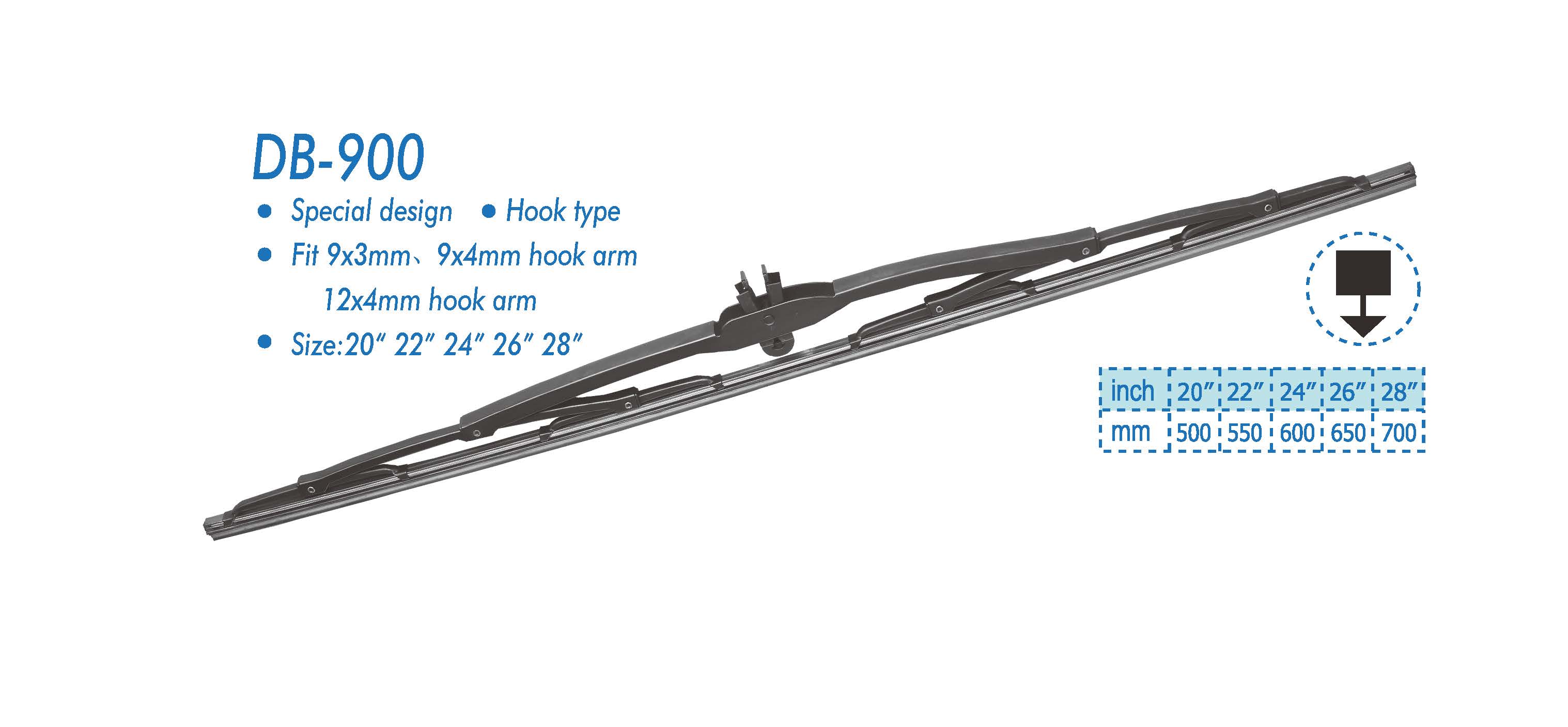 DB-900 Bus & truck wiper blade-DOBO