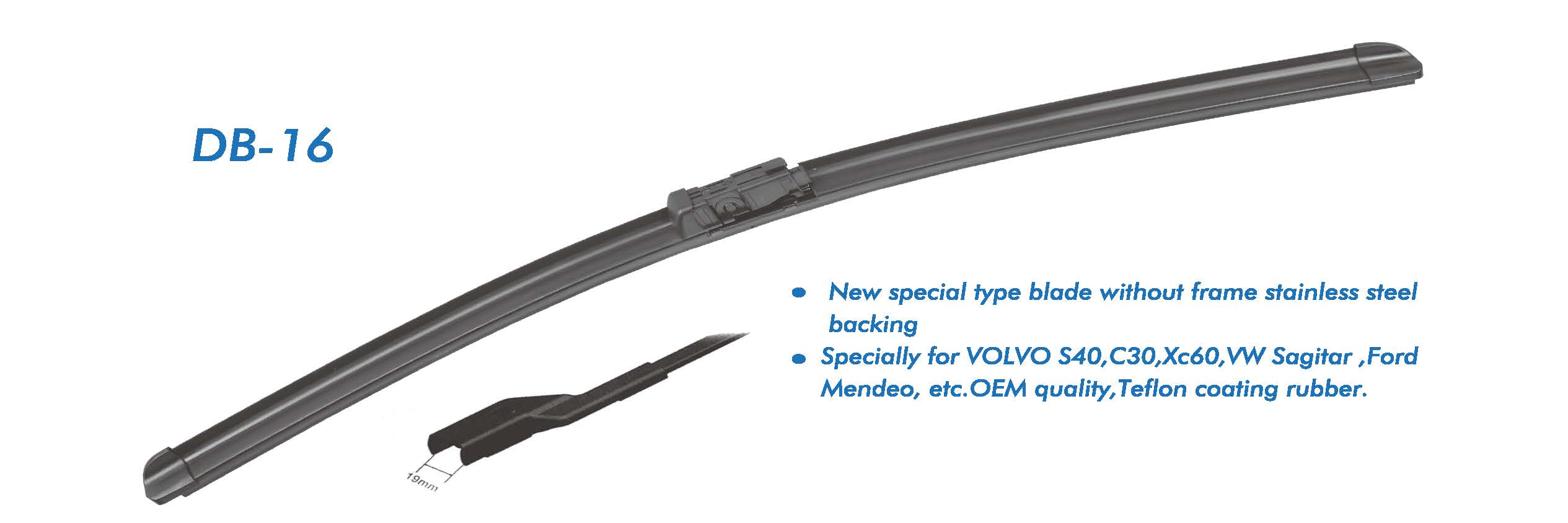 DB-16 Flat wiper blade-DOBO
