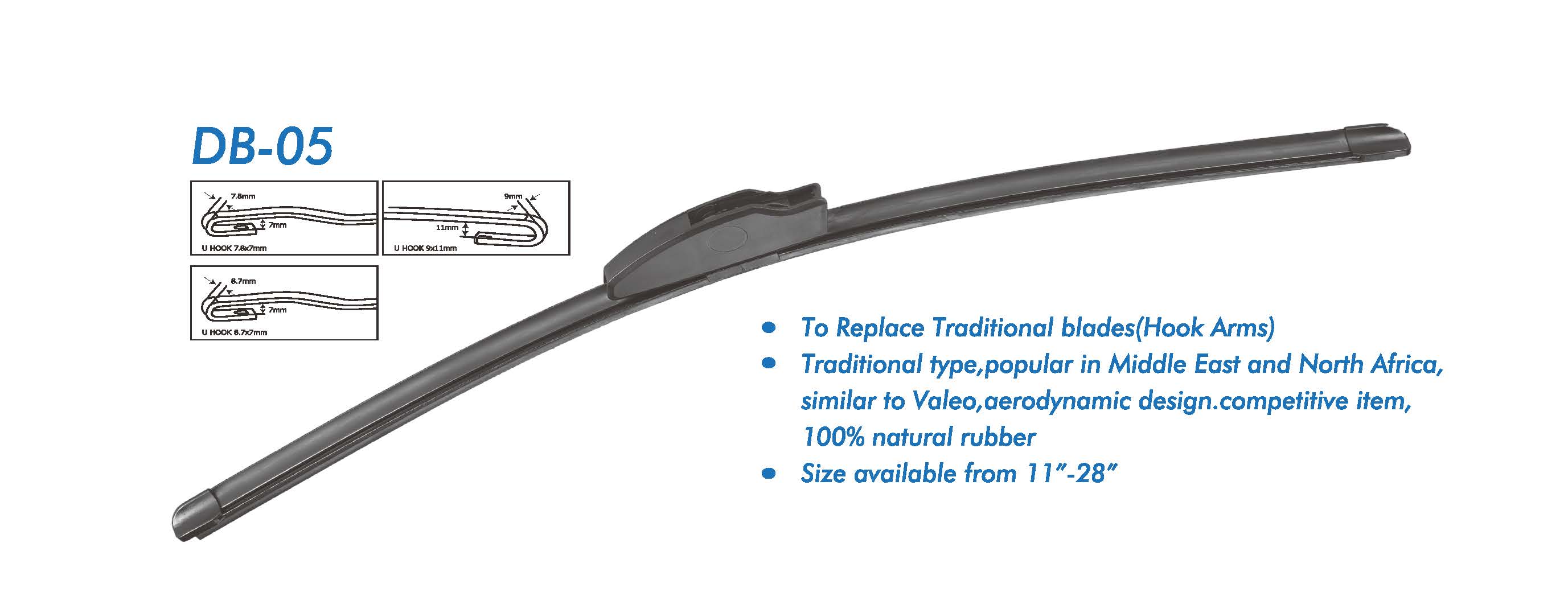 DB-05 Flat wiper blade-DOBO