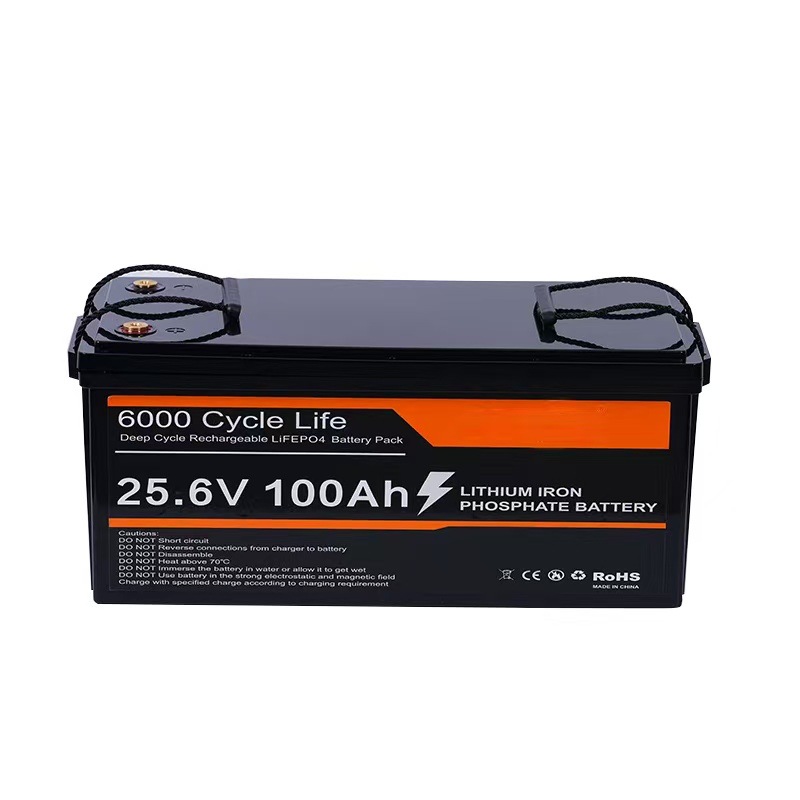 Group 8D 25.6V 100Ah 8S1P Prismatic LiFePO4 Battery with M8 Terminal ...