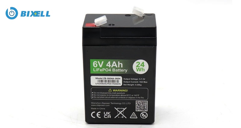 6V 2Ah & 4Ah Lithium Battery Products: Emergency Light, Electronic ...