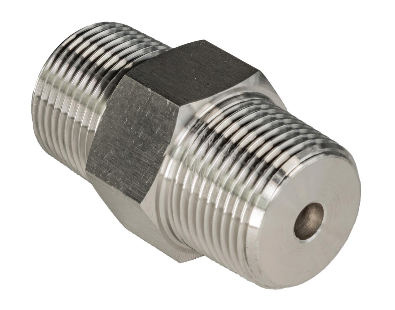 Hex Nipple, Precision Pipe Fitting, Male Thread Straight Connector ...