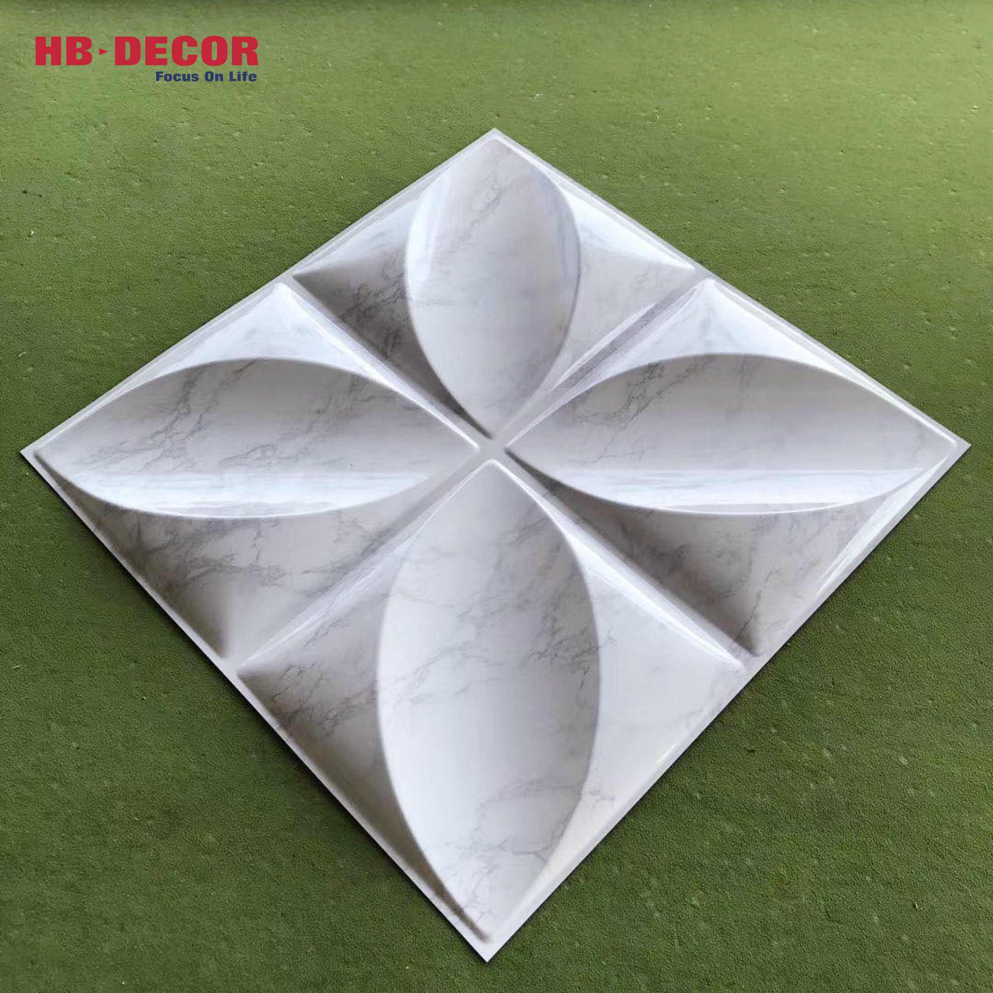Square Interior 3D Wall Panels Interior Wall Sheathing- HAINING HAOBO ...