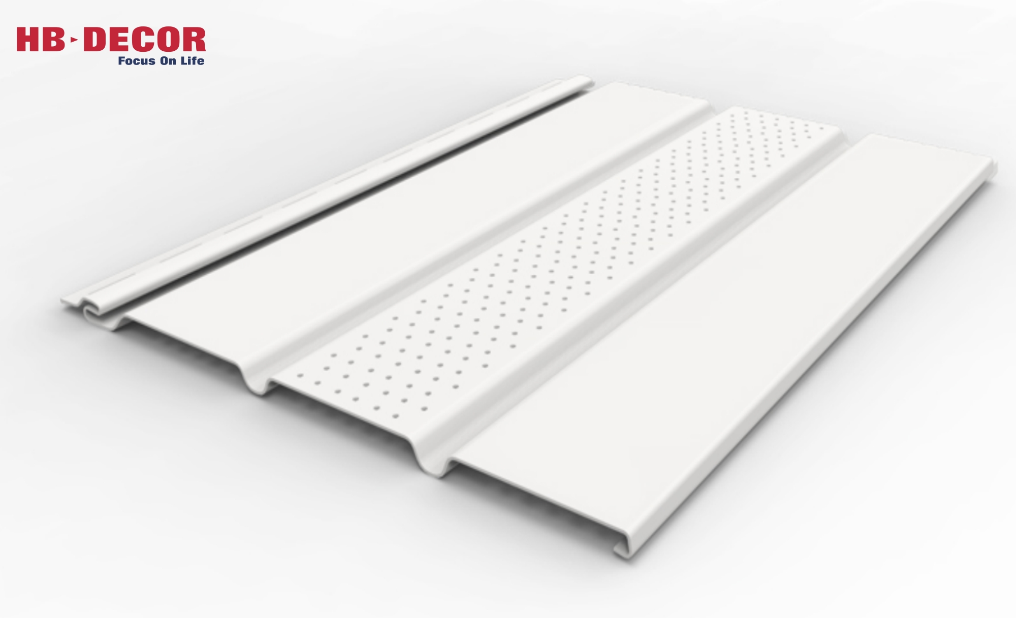 Outdoor Waterproof UV Roof Soffit & PVC Soffit Vented Panel- HAINING ...