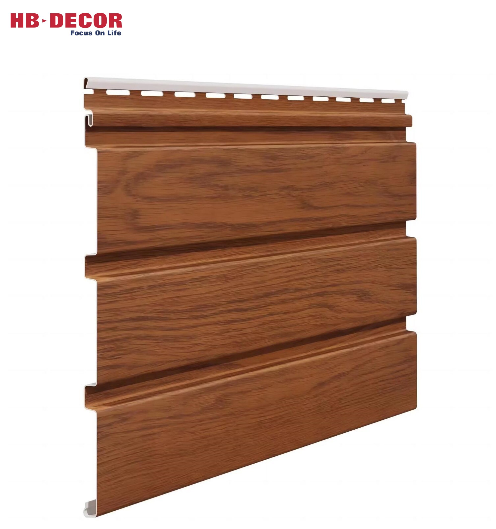 Waterproof PVC Eave Panel PVC Soffit Ceiling Panels Wooden Color ...