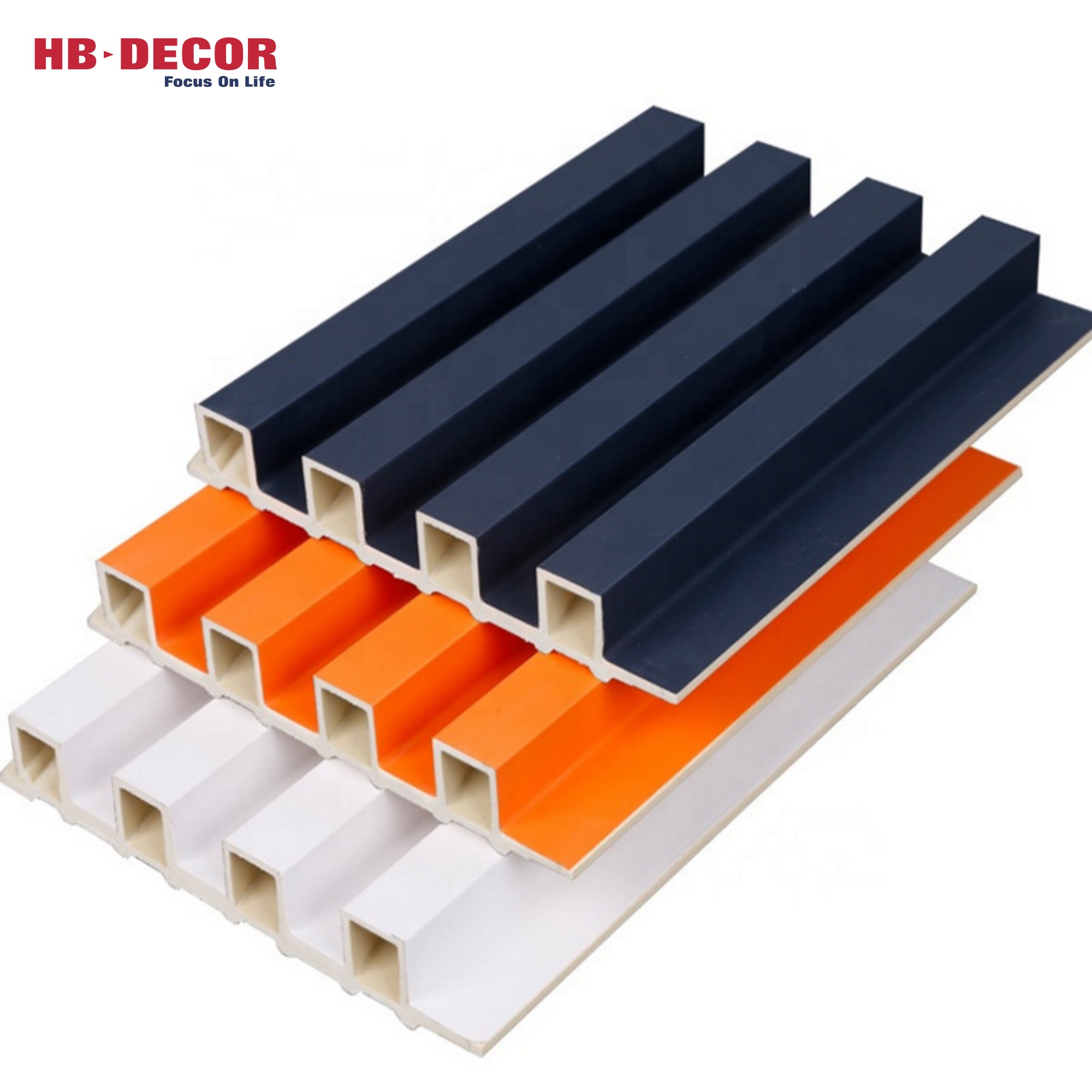 Wooden Plastic WPC Fluted Panel width 160mm- HAINING HAOBO BUILDING ...