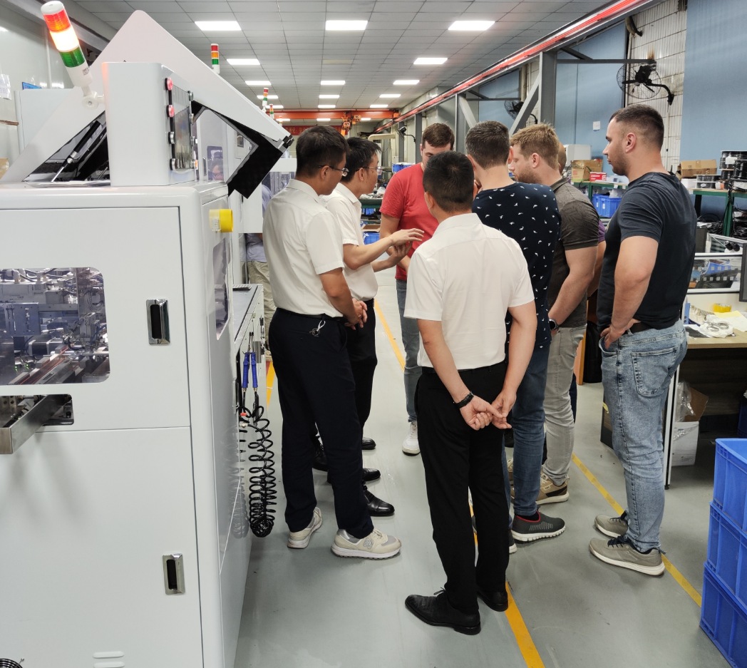 Customer come to our company to audit our Trim Form singulation system ...