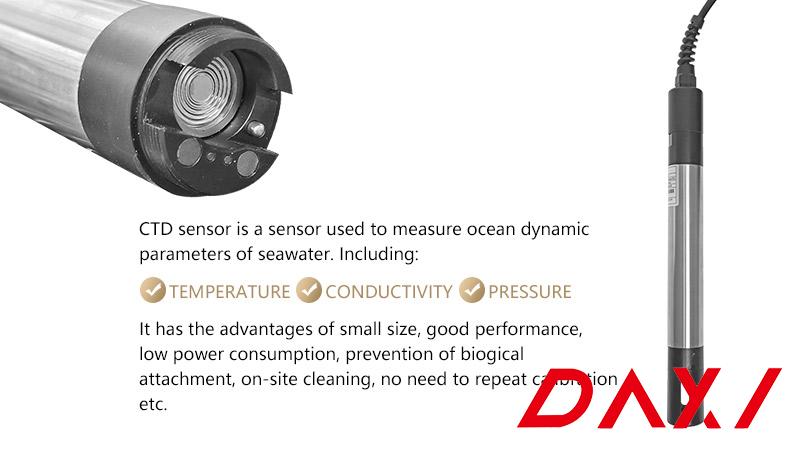 How to use CTD sensor measure EC and Depth?-DAXI