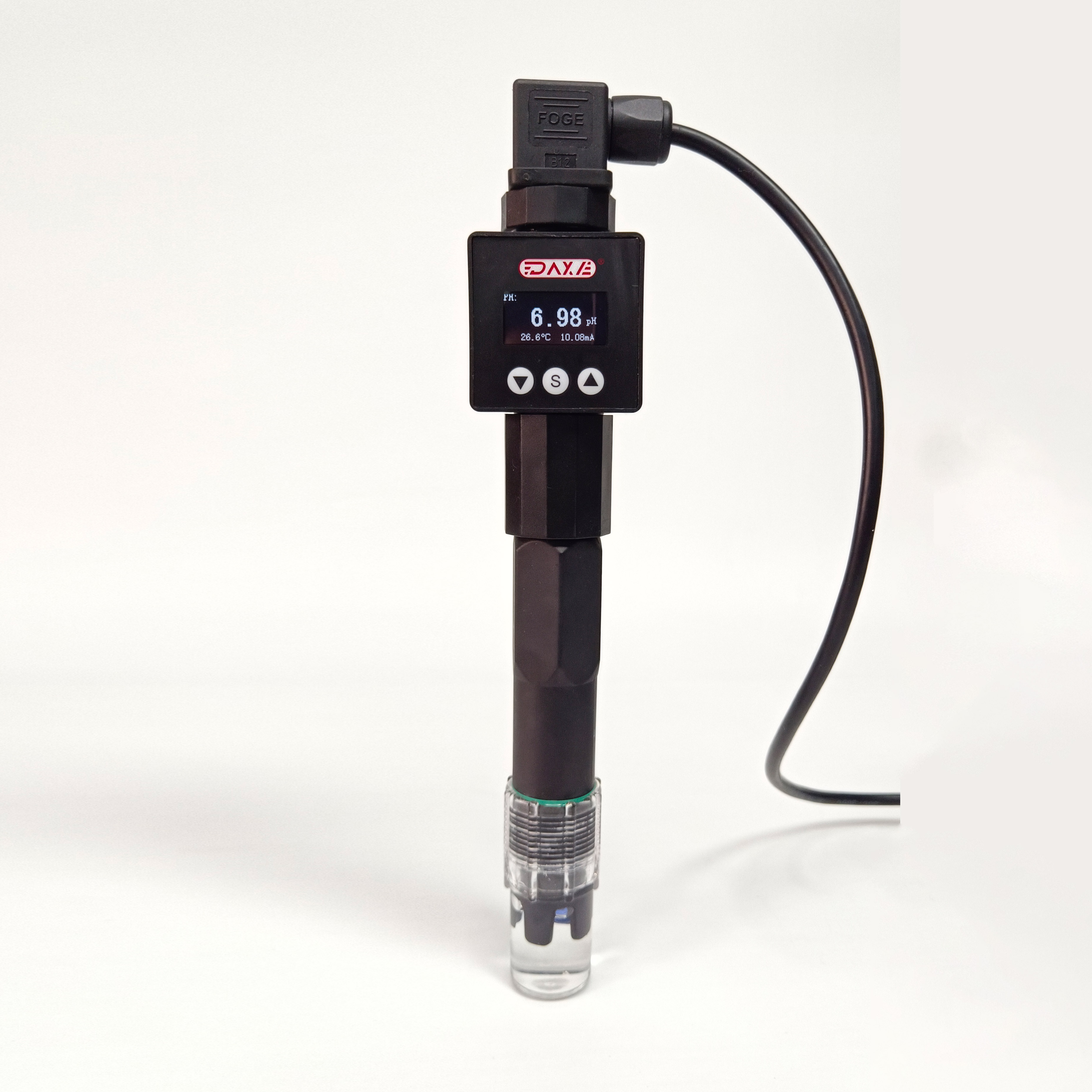 Pipeline Installation Digital pH/ORP Meter with Replaceable Sensor ...