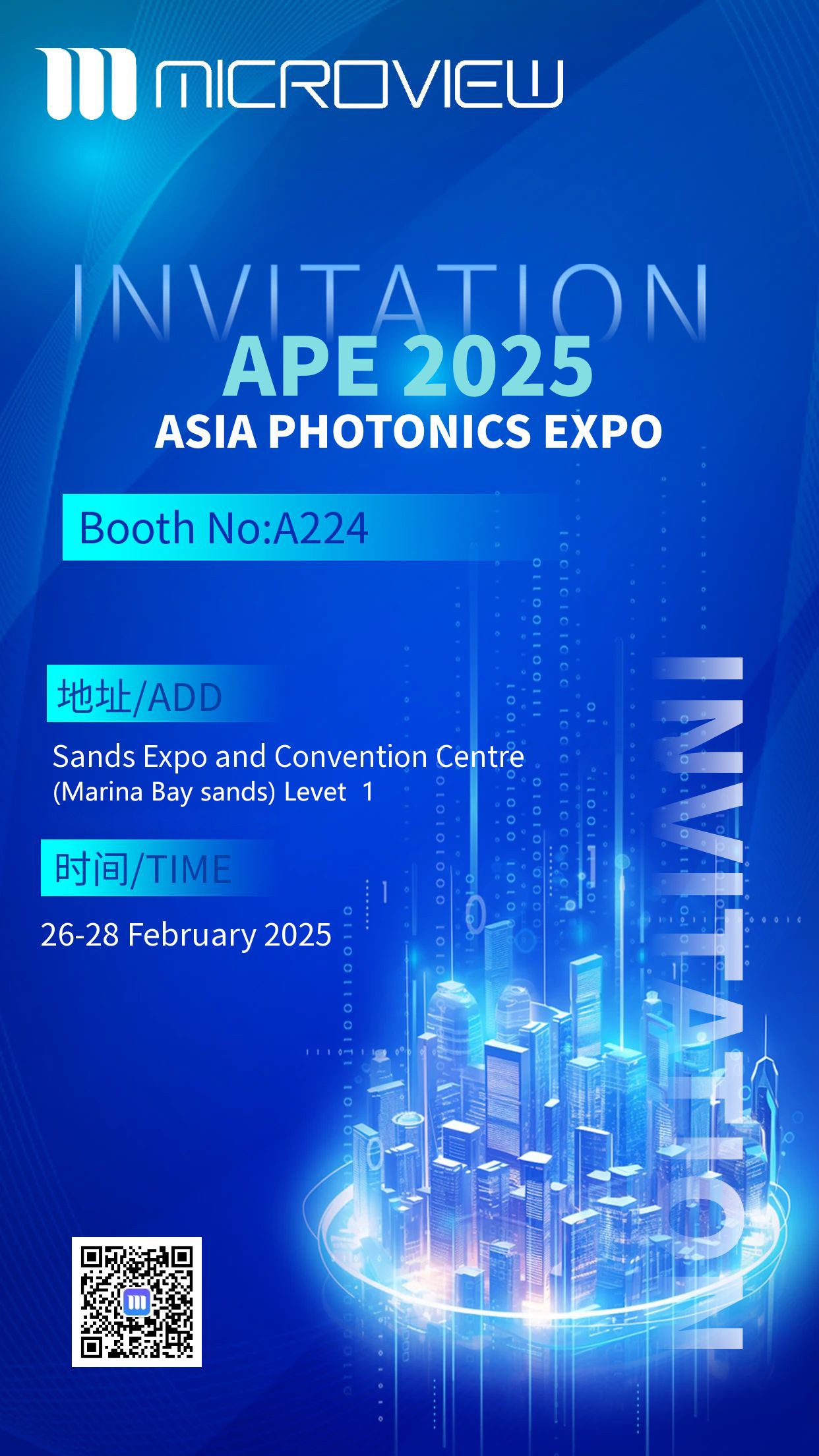 Microview cordially invites you to attend the Asia Photonics Expo 2025 ...