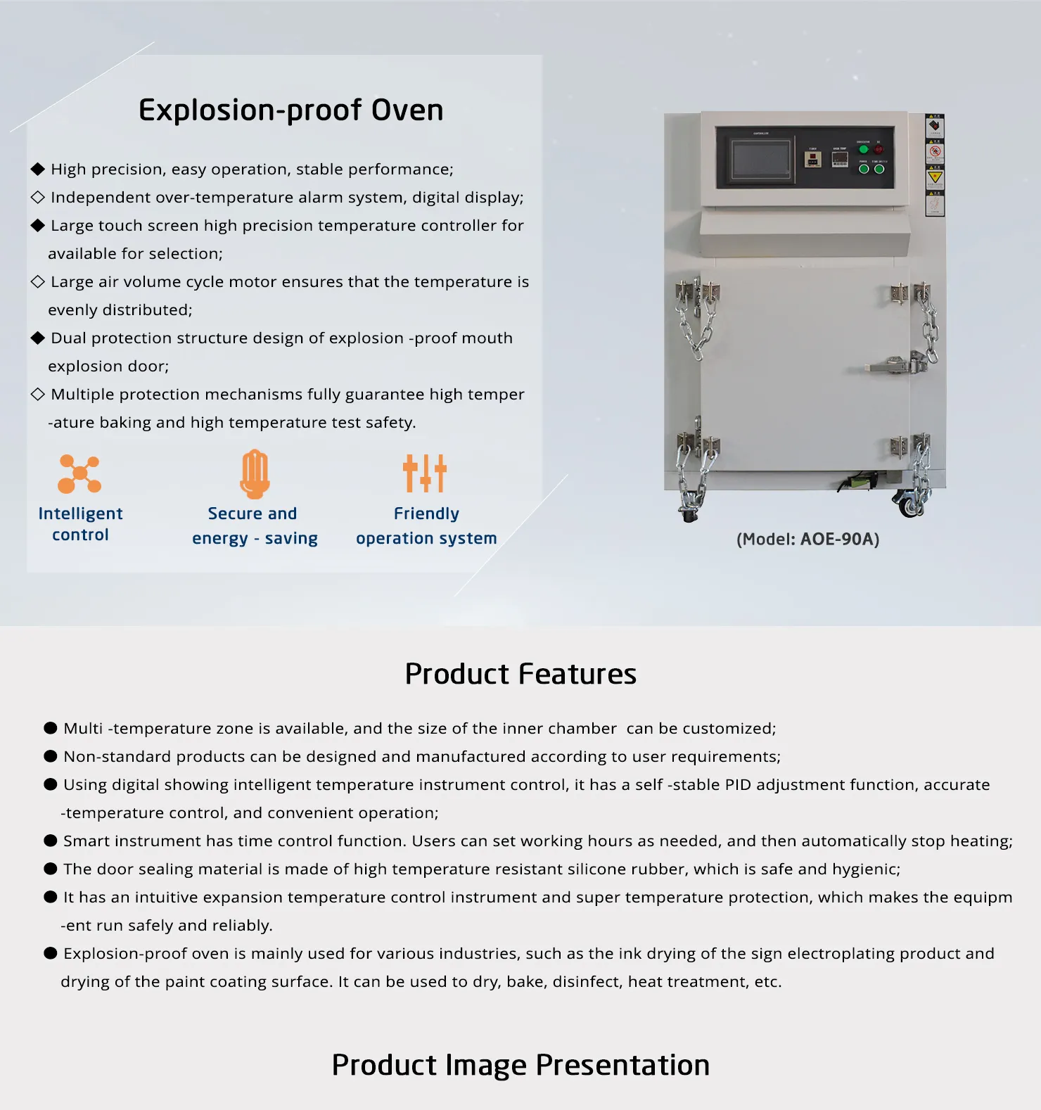 Explosion-Proof Oven-Guangdong Atmars Test Equipment