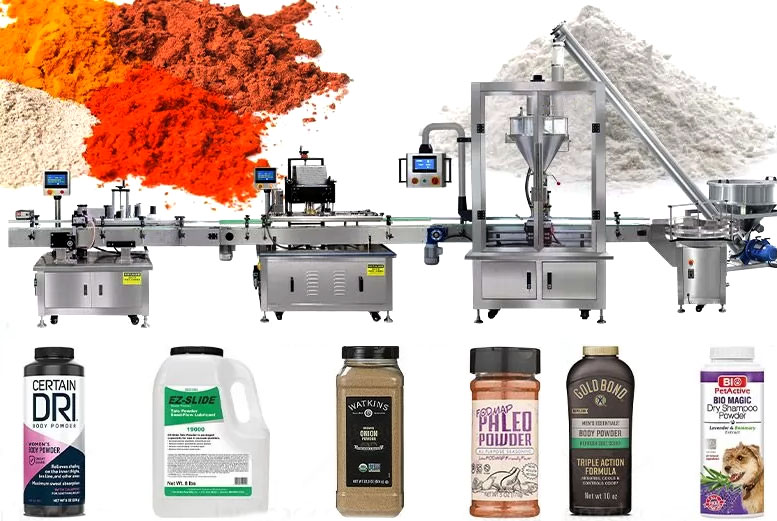 Automatic Powder Bottle Filler | High-Speed Filling & Sealing Machine Line