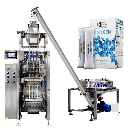 Collagen Protein Stick Pack Machine | Multi-Track Packaging System with ...