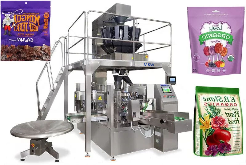 Intelligent Premade Pouch Packaging Line - 6-in-1 Stand-Up Pouch Filler ...