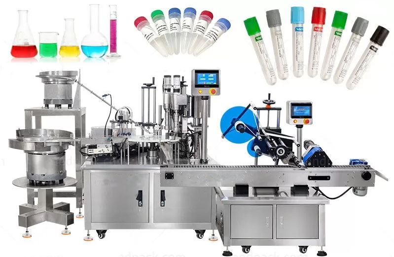 ‌Auto IVD Reagent Filling-Capping-Labeling Machine