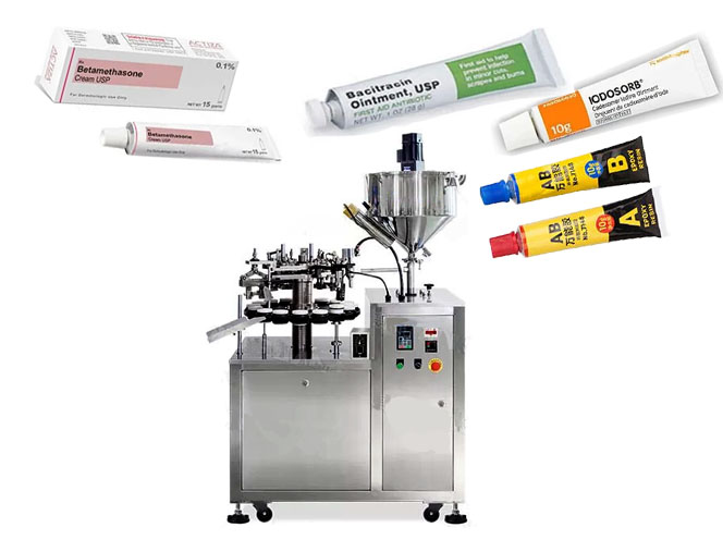 Automated Aluminum Tube Filler and Sealer for Pastes