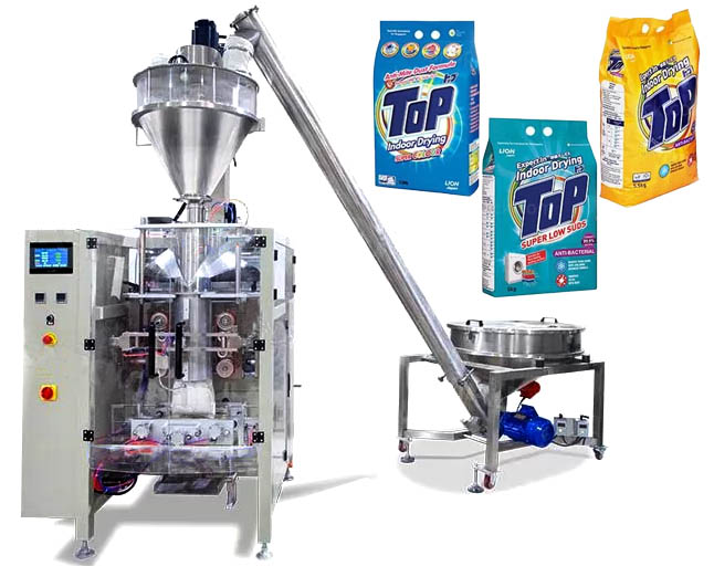 Automatic Vertical Detergent Powder Packing Machine | High-Speed ...
