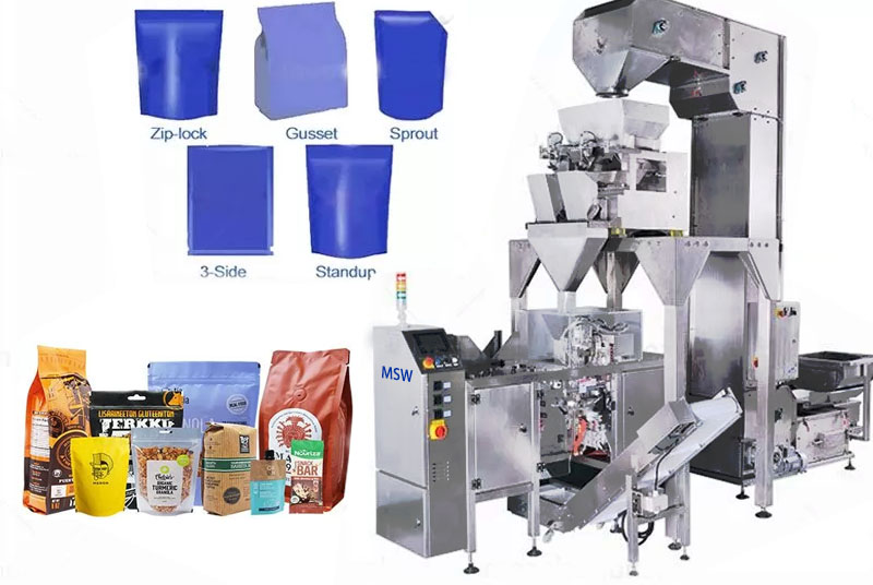 ‌Universal Multi-Bag Packaging Machine with Mitsubishi PLC & Adaptive ...