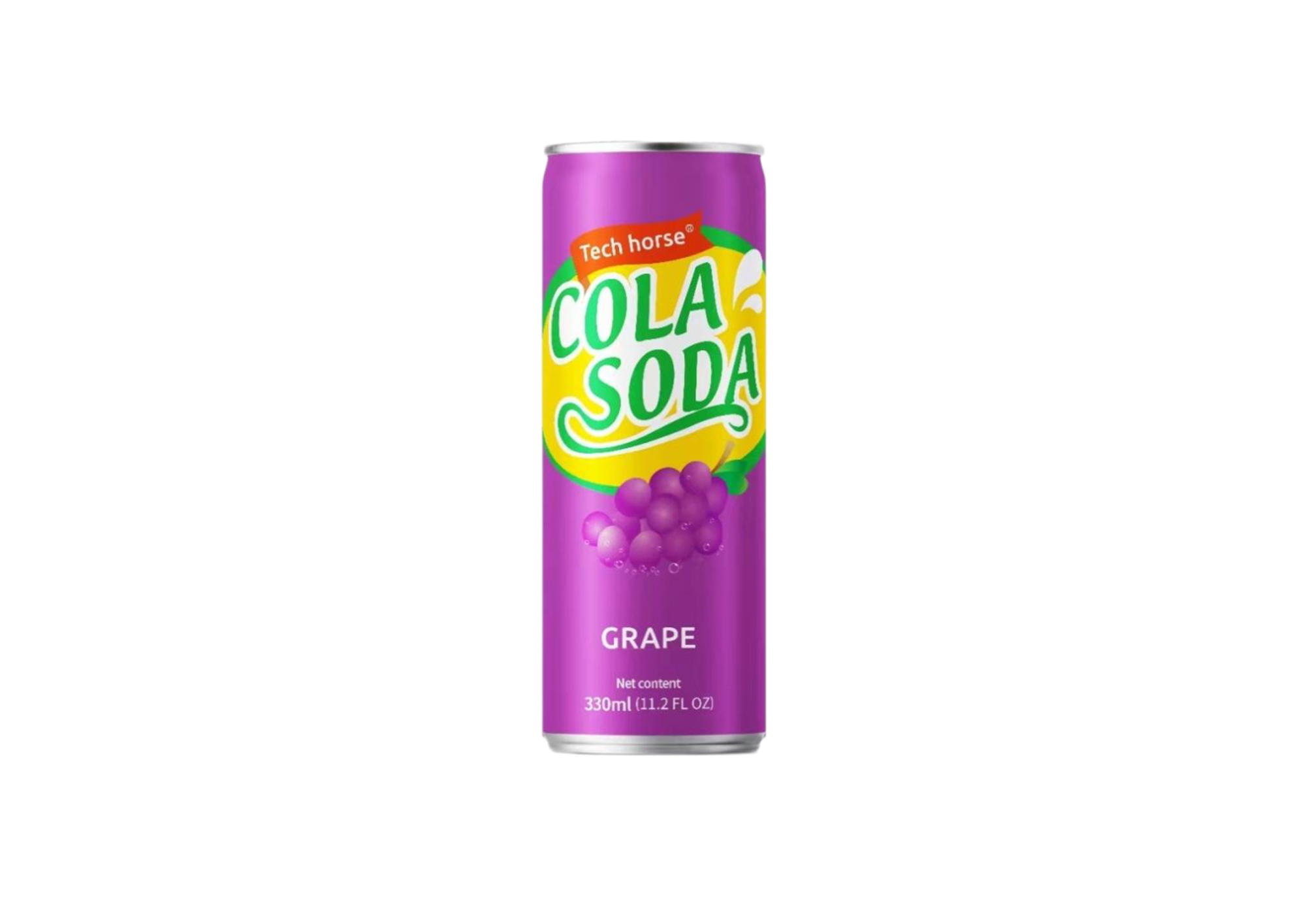 330ML Grape Flavor Soda Cola Sparkling Water Carbonated Drink Canning ...