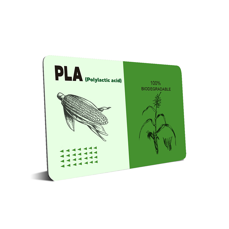 Sustainable Polylactic acid (PLA) card
