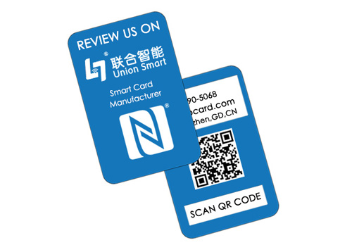 Sustainable RFID Google Review Card