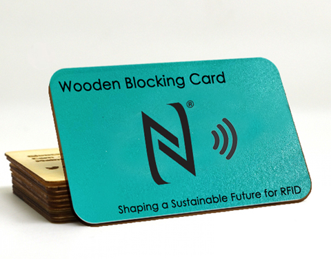RFID Wooden Blocking card