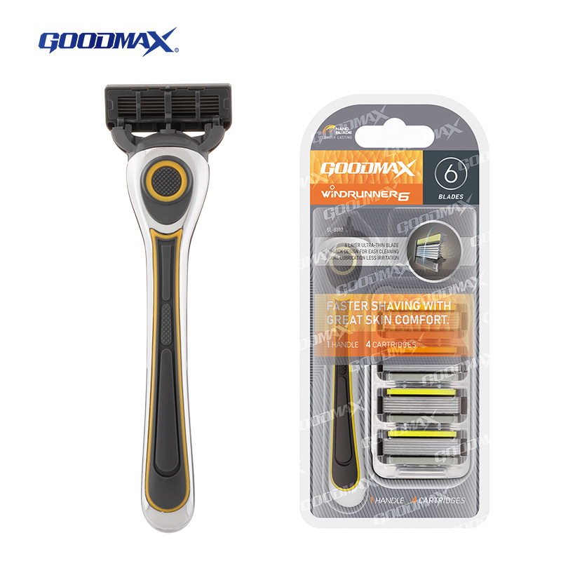 Manual Shaving Open Back System Six Blade Razor-Ningbo Jiali Century Group