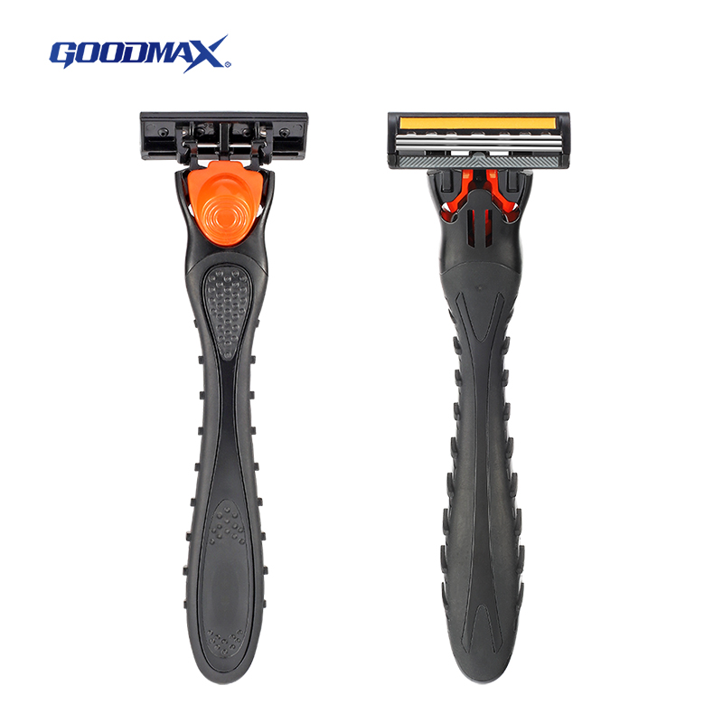 Triple Blades System Men Shaving Razor with Replaced Cartridges-Ningbo ...