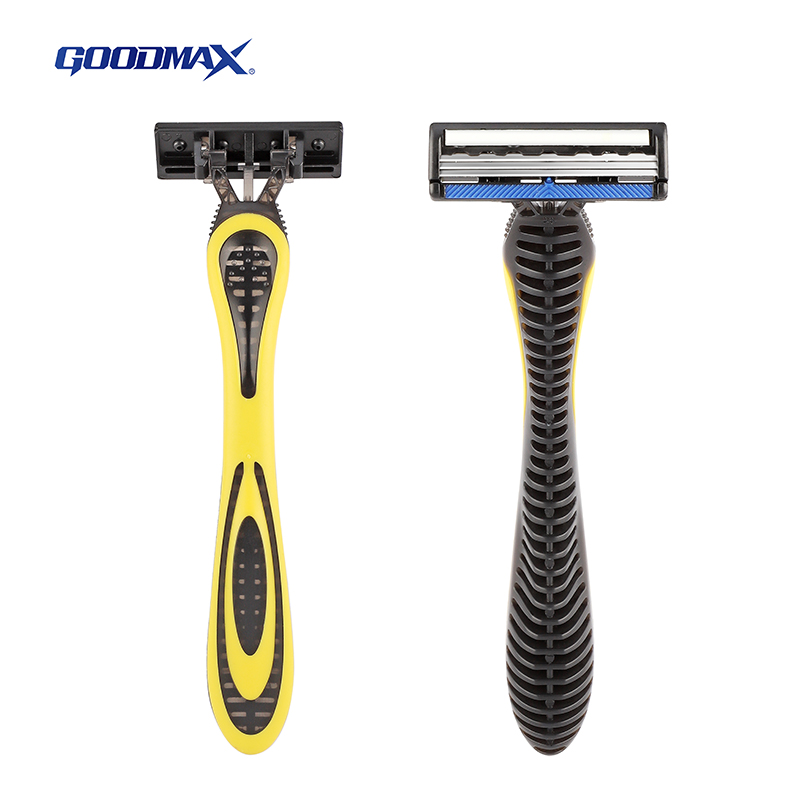 Portable Travel Men Triple Blades Disposable Safety Hair Shaving Razor ...
