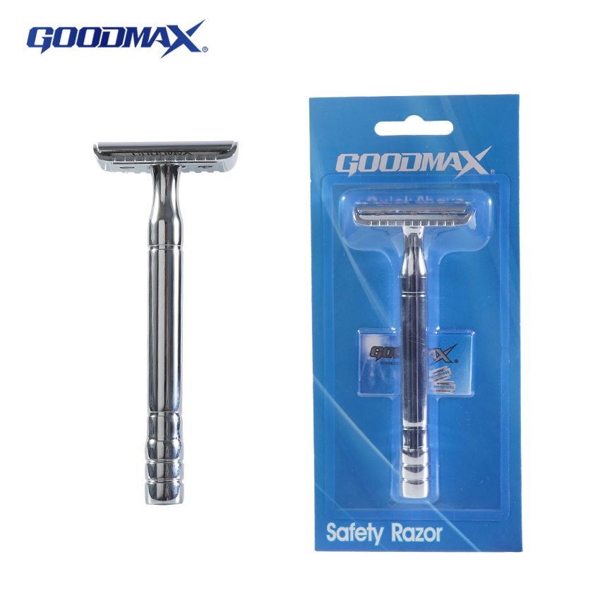 Classic Portable Double Edge Blade Men Face Straight Safety Razor ...