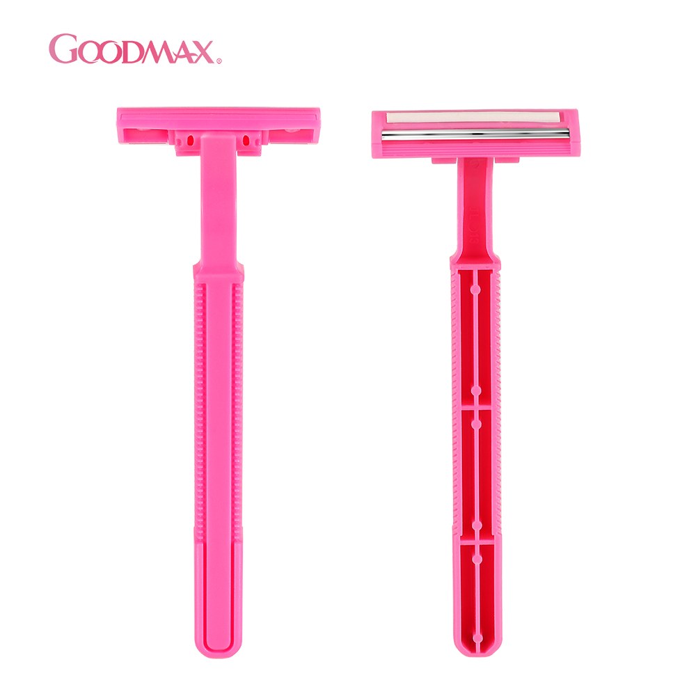 Women Disposable Twin Blade Safety Shaving Razor with Plastic Handle ...