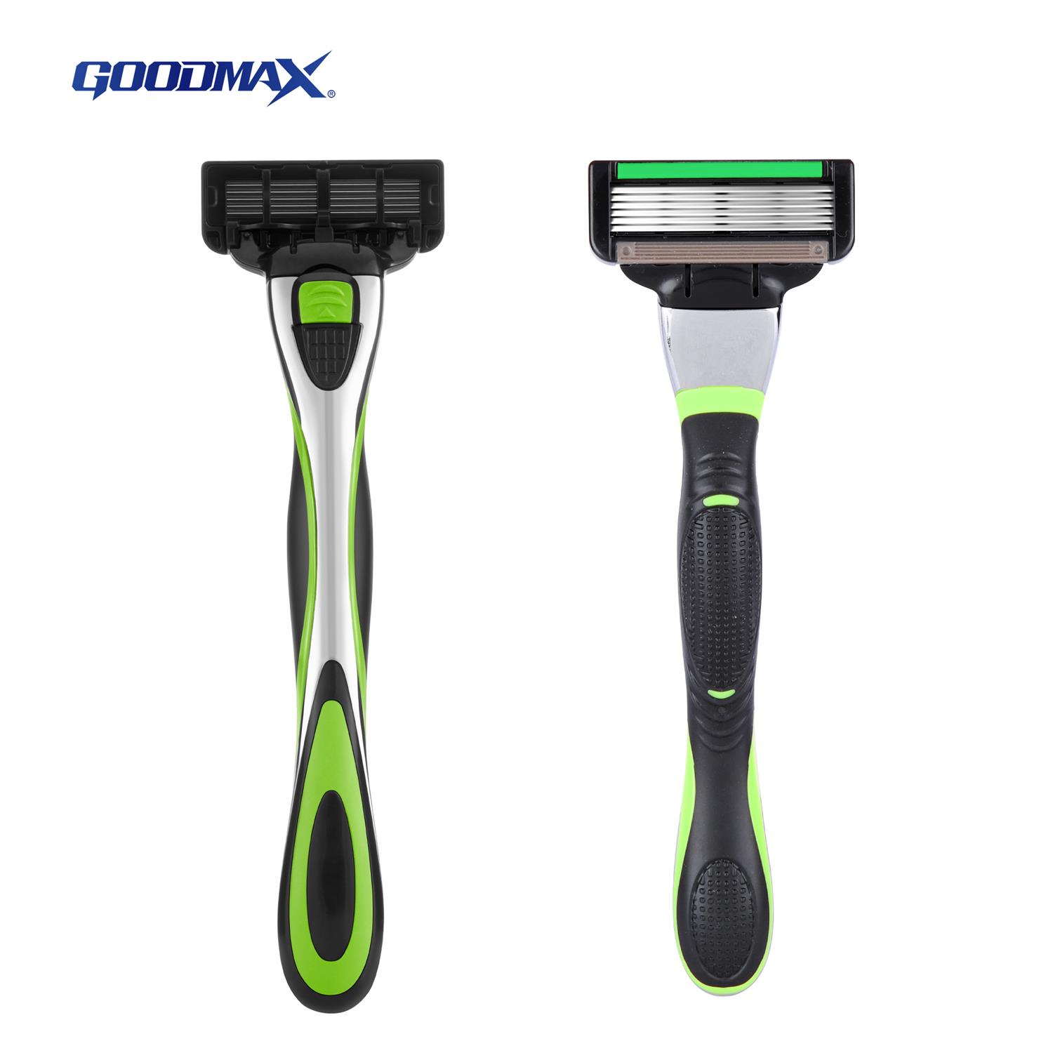 Pivoting Head Six Blade System Cartridge Shaving Razor for Men-Ningbo ...