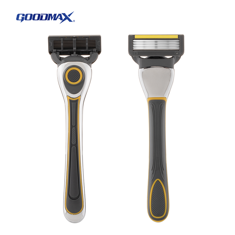 Six Blades System Hair Remover Men Razor with Refilled Cartridges ...