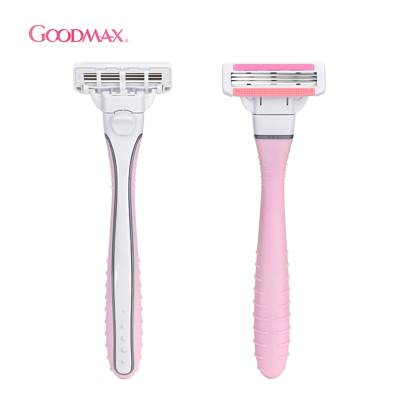 Triple Blade Open Back System Shaver Female Hair Removal Razor-Ningbo ...