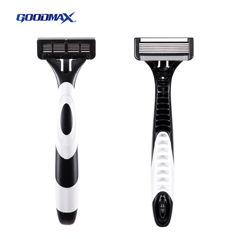 Men Long Handle Disposable Tools Open Back Six Blades Shaving Razor ...