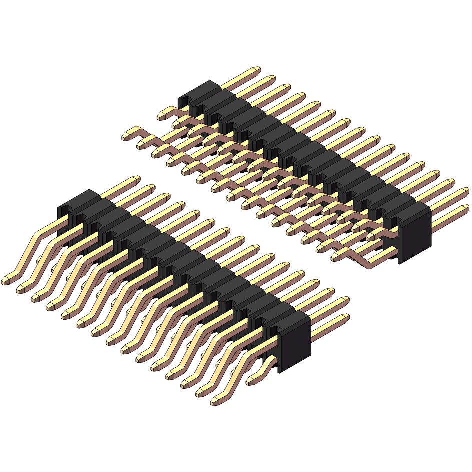 1.27mm Pin Header, Dual Row, Horizontal SMT- Liliantai Electronics ...