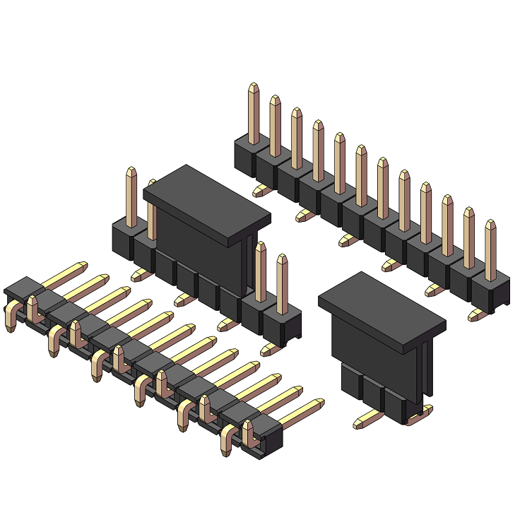 2.54mm Pin Header, Single Row, SMT- Liliantai Electronics (Shanghai)