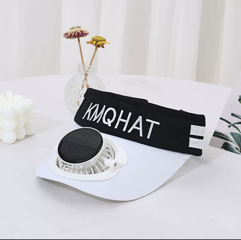 USB Solar Fan Visor Cap-jungyueoutfit USB charge adult baseball cap ...
