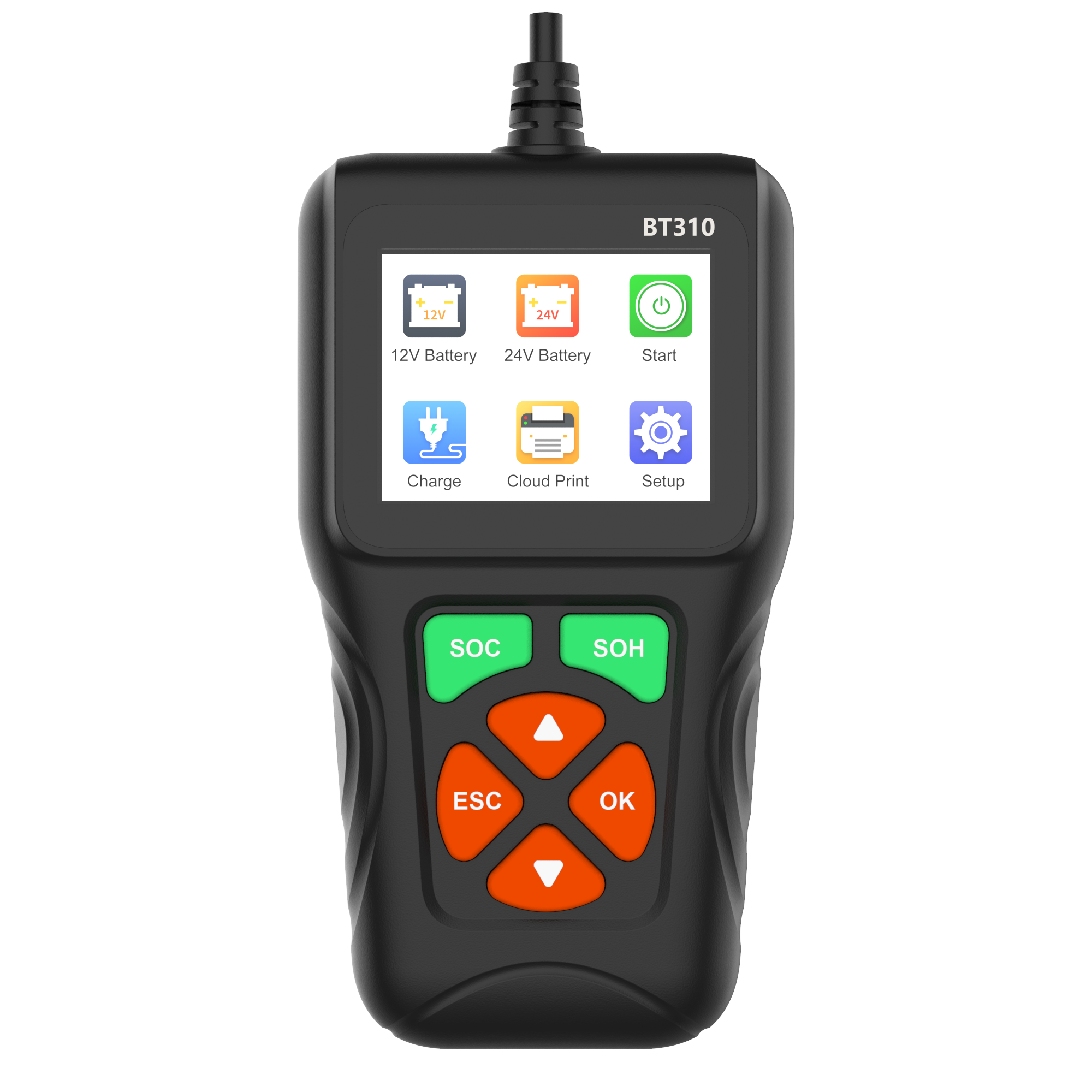 BT310 24V and 12V Lead-acid Battery Tester - Accurate Testing for Your ...