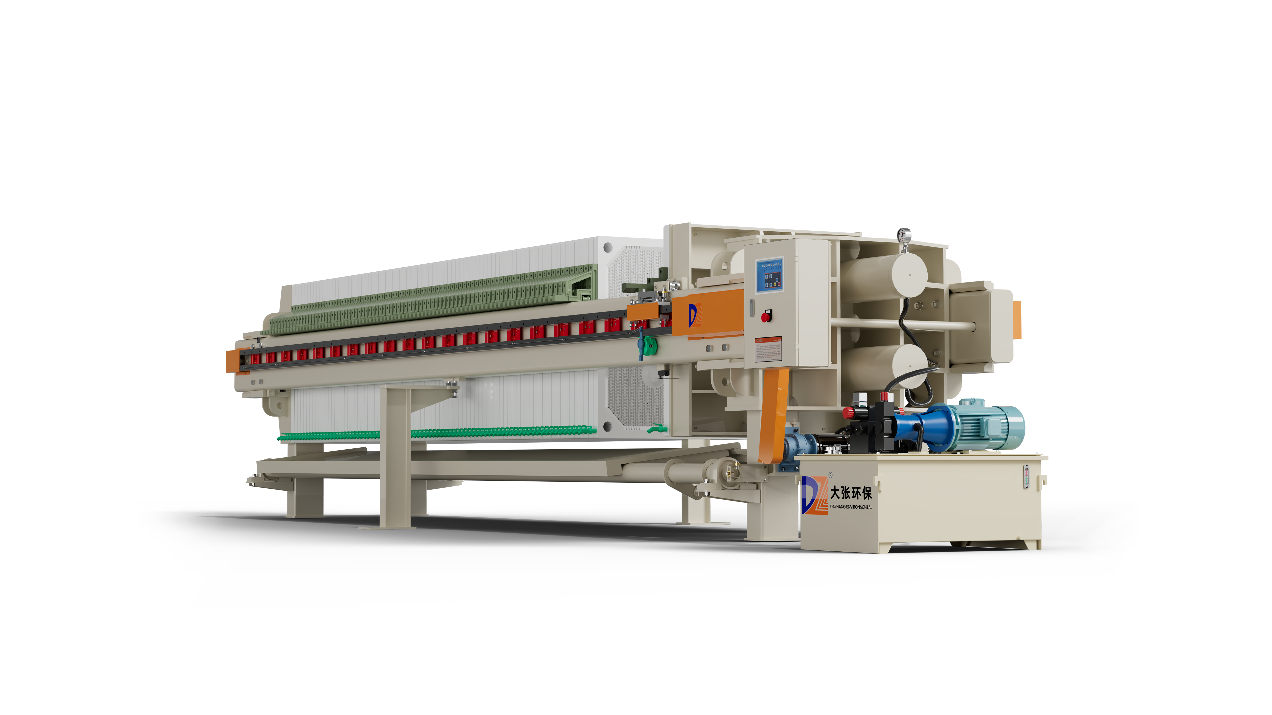 Program controlled automatic recessed chamber filter press-Dazhang