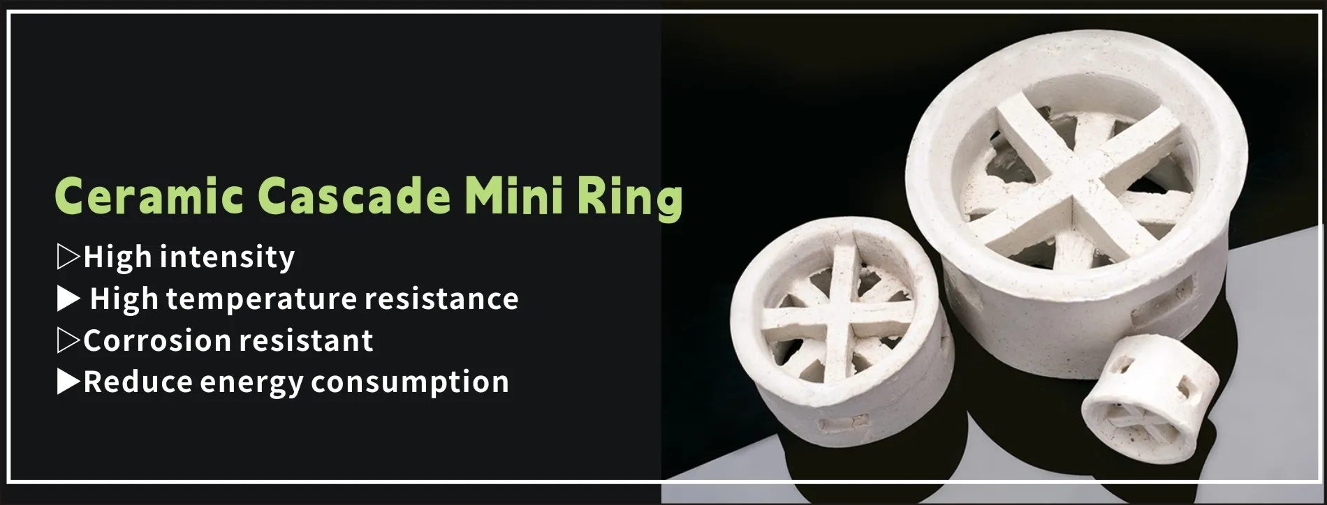 Ceramic cascade mini ring