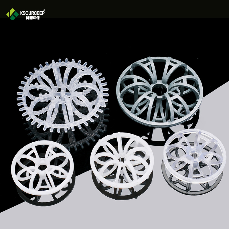 Plastic Teller Rosette Ring for Scrubber Packing