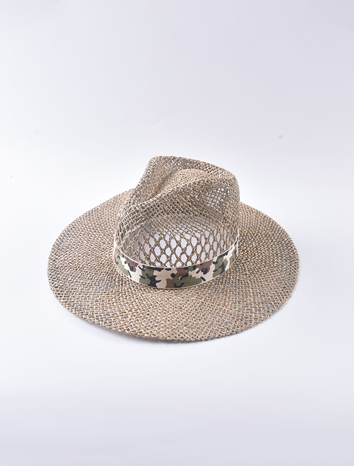 Custom Panama Sea Grass Straw Hat-Shunpu