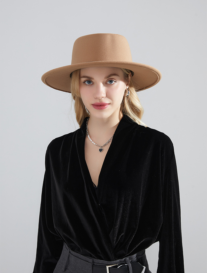 Custom Boater Felt Hat-Shunpu