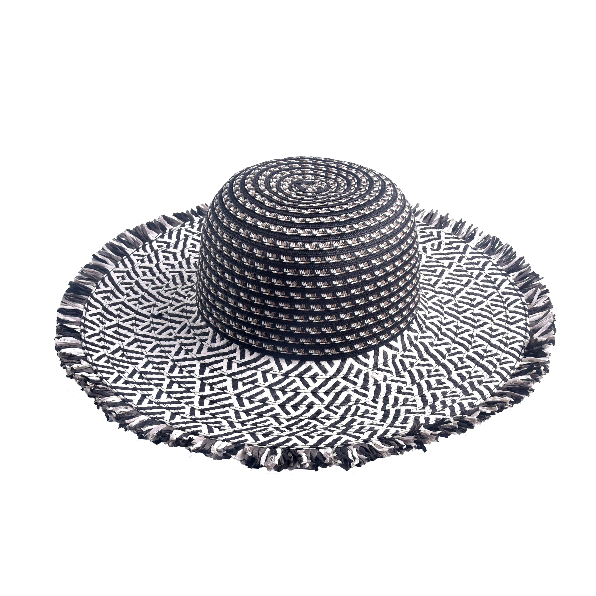 Custom Floppy Paper Straw Hat-Shunpu