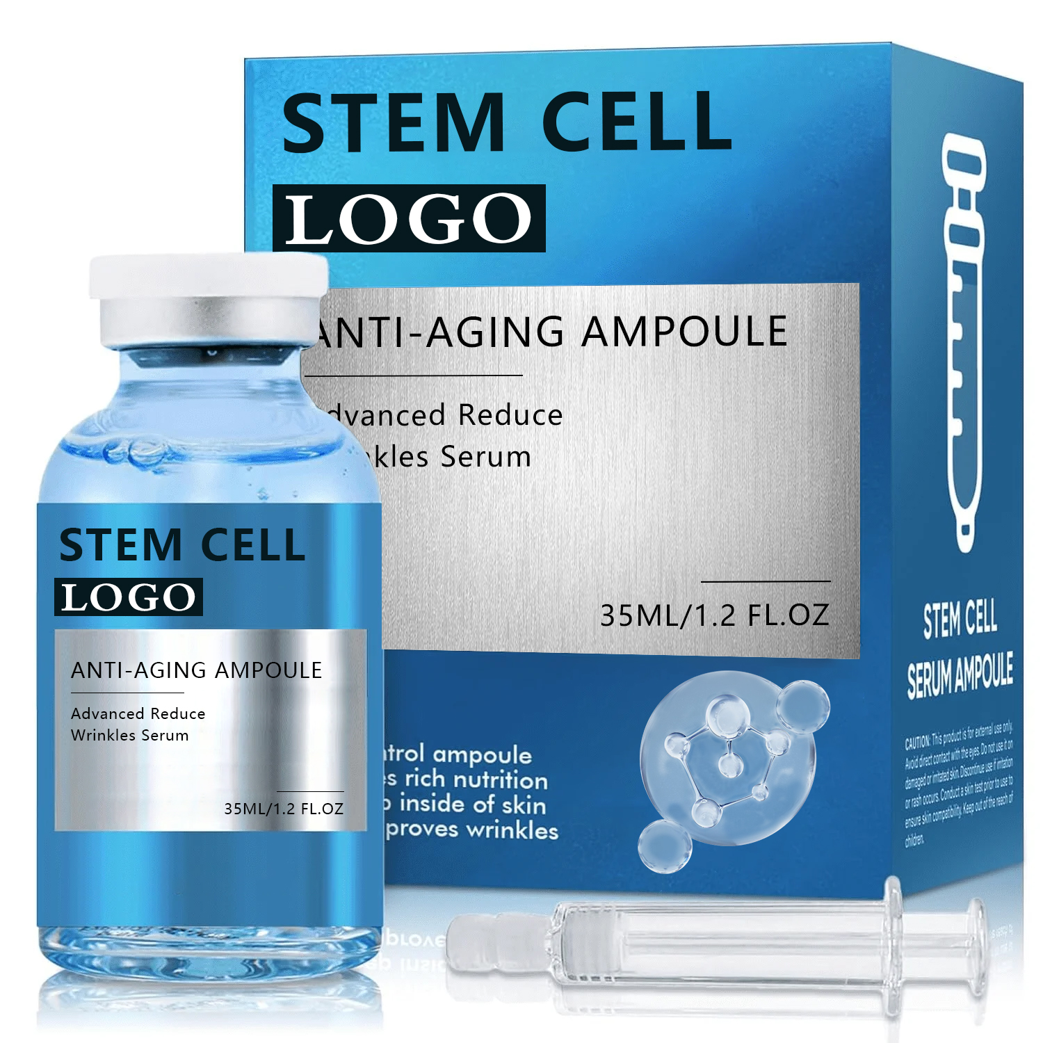 Revitalizing Peptide Stem Cell Kit: Stemcell Ampoule, Peptide Serum for ...