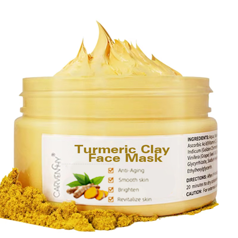 Turmeric Glow Clay Mask Purifying Turmeric Clay Mask Vitamin C For Face ...