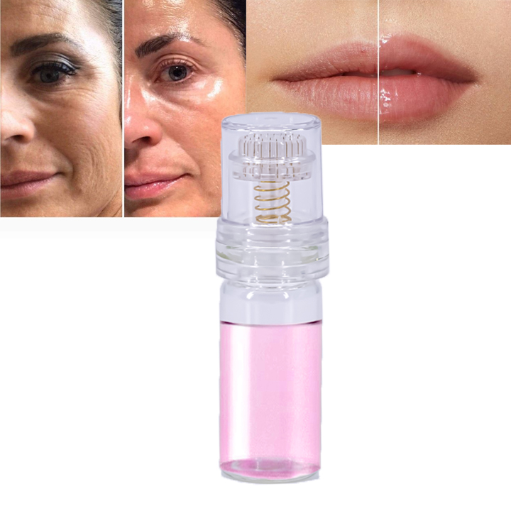 20 Pins Gold Derma Titanium Microneedling Infusion System - Ideal for Lip Plumping, Whitening ...